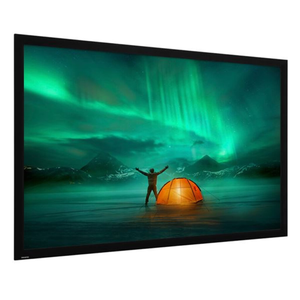 Projecta - 3.16M Wide 16:9 Fixed Frame Acoustically Transparent Screen ...