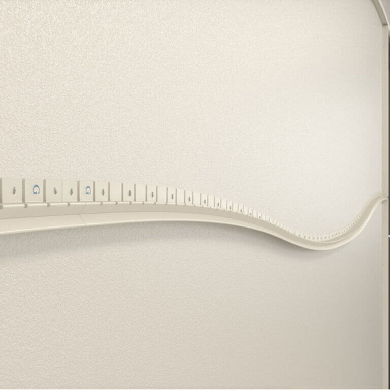 Stretched Fabric Walls - BLACK KF100 Bend and curve fabric track - Pack ...